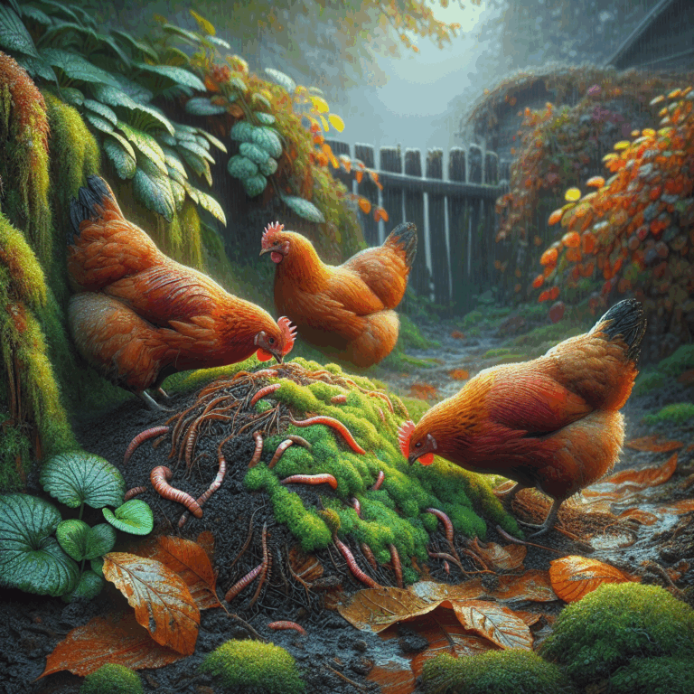 Poules, insectes et vers de terre: que donner, combien, précautions